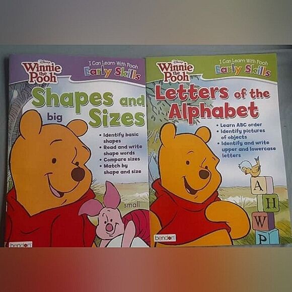 Bendon | Other | Set Of2 New Winnie The Pooh Workbooks | Poshmark